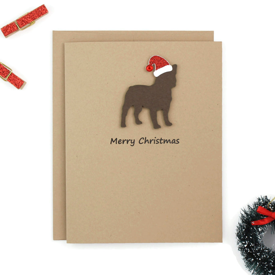 French Bulldog Christmas Card| Single or Pack of 10 | 25 Dog Colors ...